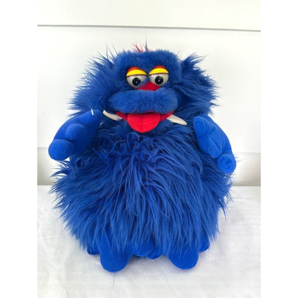 gloorbs | Toys | Gloorbs Furbles Vintage Blue Monster Large Hand Puppet ...